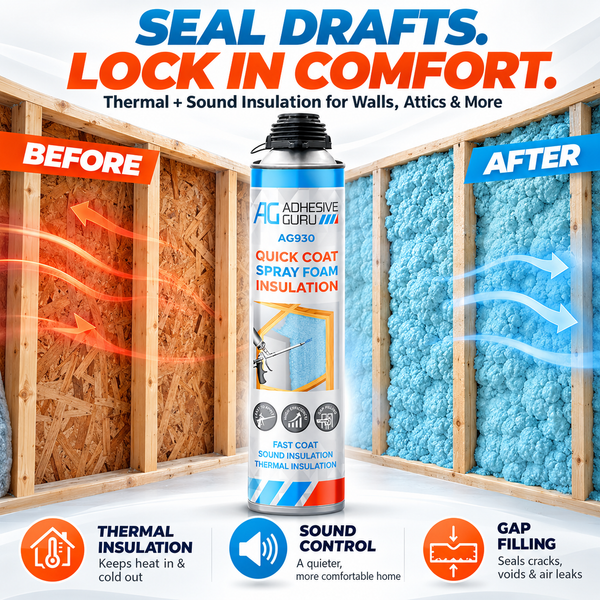 36-Pack Spray Foam Insulation Kit with Foam Gun & Cleaner – Thermal ...