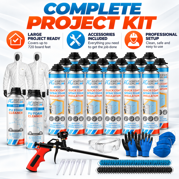 36-Pack Spray Foam Insulation Kit with Foam Gun & Cleaner – Thermal ...